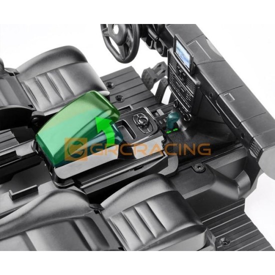 INJORA Black Interior Body Shell Cab Seat Kit for TRX4 G500 TRX6 G63