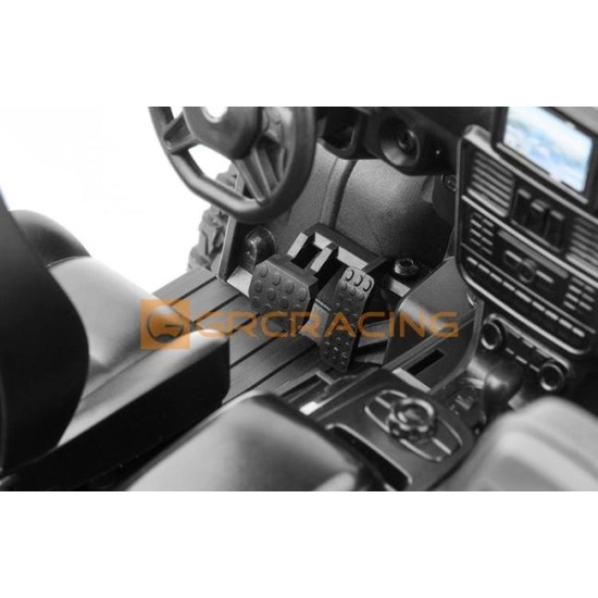 INJORA Black Interior Body Shell Cab Seat Kit for TRX4 G500 TRX6 G63