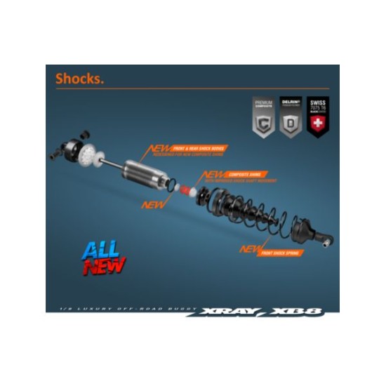 Xray Xb8 2020 - 1/8 Luxury Nitro Off-Road Car