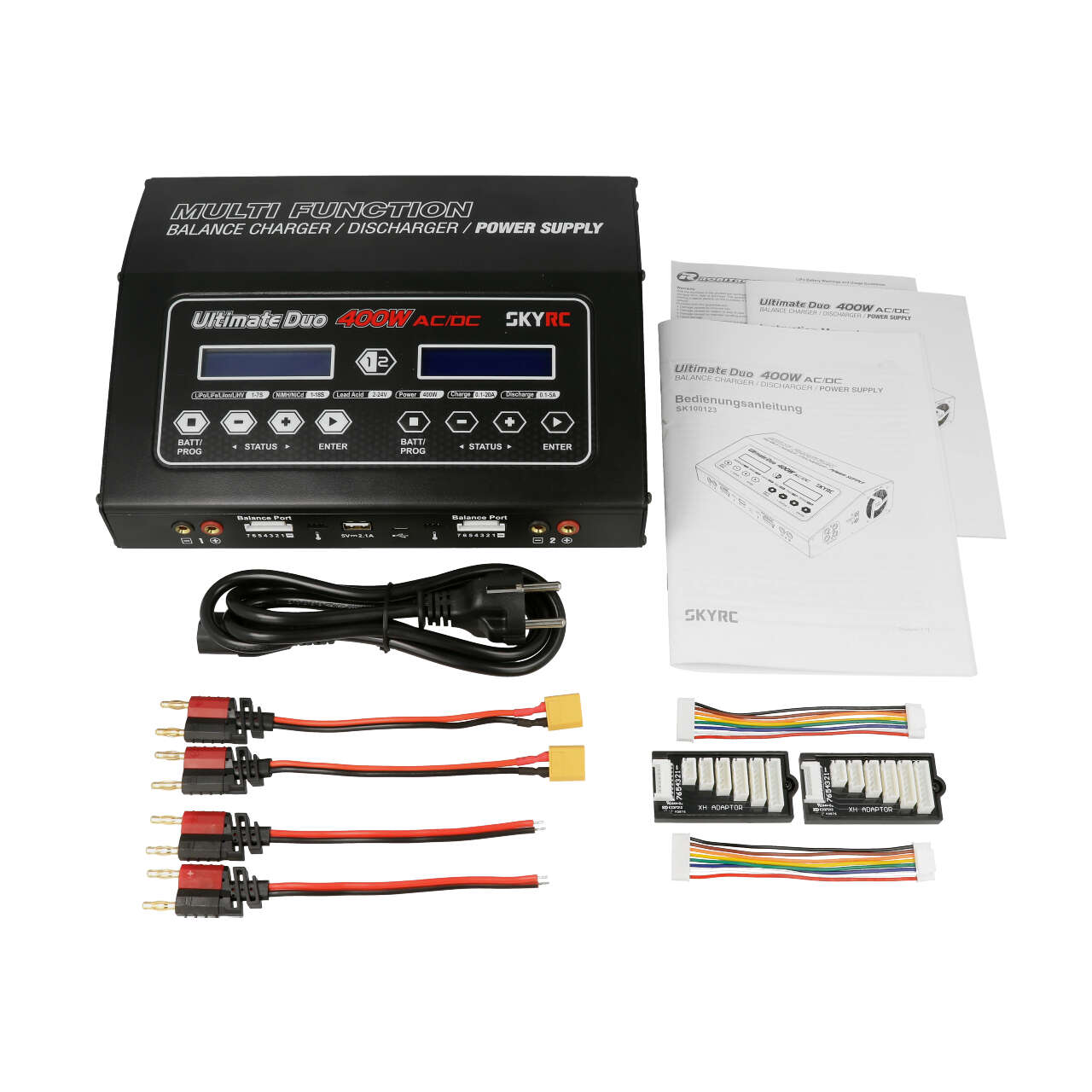 SkyRC D400 AC/DC lader LiPo 1-7S 20A 2x200W